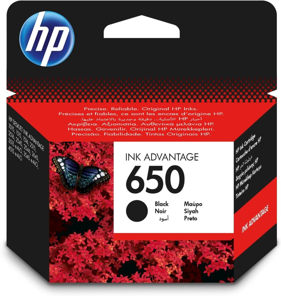 HP 650 Black Original Ink Cartridge - Supreme Networks
