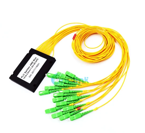 1×16 PLC Fiber Splitter SC/APC Singlemode 1.5m - Supreme Networks