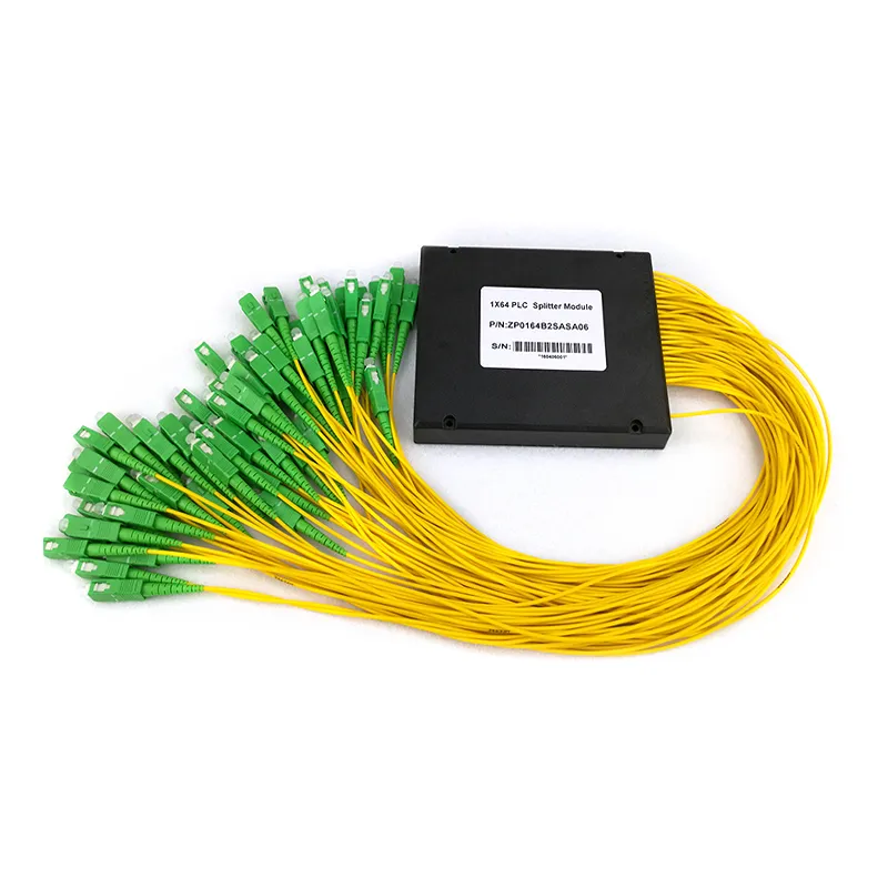 1×64 PLC Fiber Splitter 1.5M SC/APC Singlemode - Supreme Networks