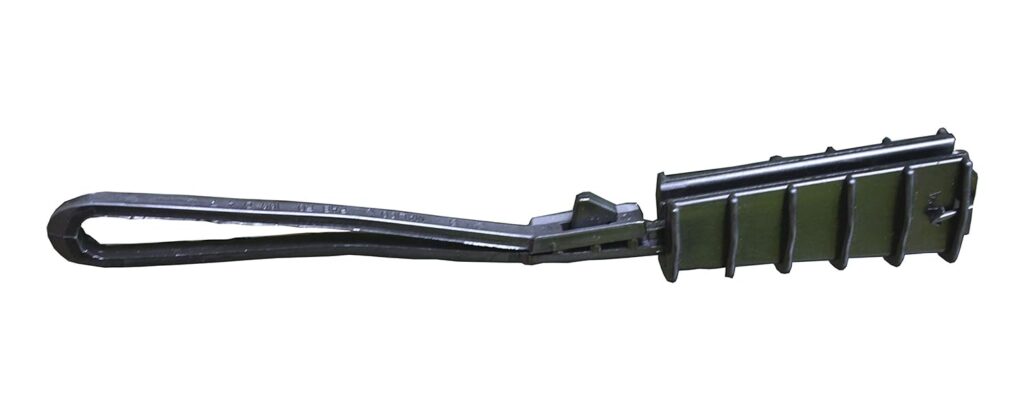 Anchoring clamp for FTTH fiber optic drop wire - Supreme Networks
