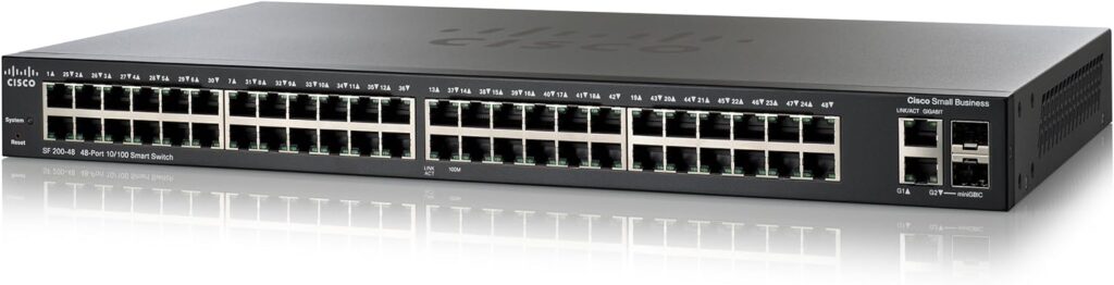 Cisco SF200-48 Switch 48 10/100 Ports Smart Switch - Supreme Networks
