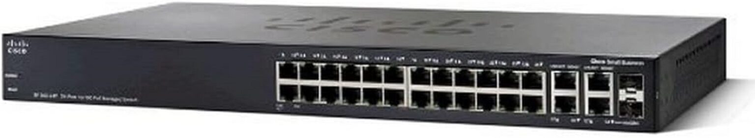 Cisco SF300-24P 24-Port 10/100 PoE Managed Switch - Supreme Networks