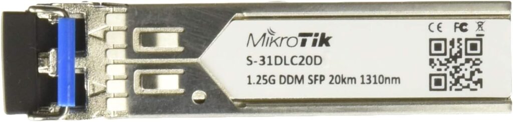 Mikrotik S-31DLC20D SFP (1.25G) module 20KM Single Mode - Supreme Networks