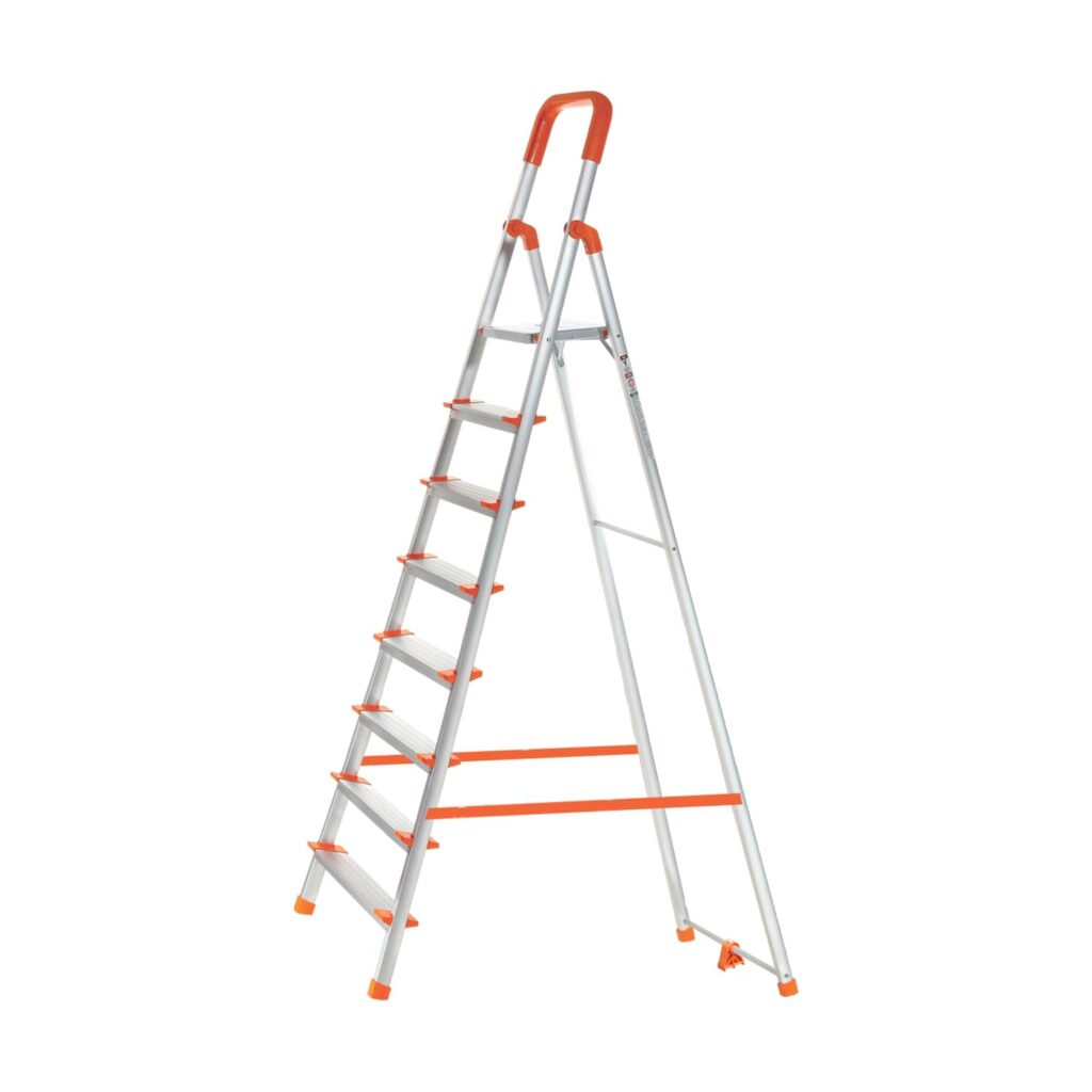 8 STEPS ALUMINIUM LADDER A-TYPE - Supreme Networks