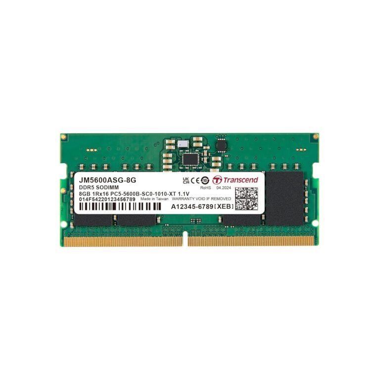 Transcend Laptop RAM DDR5 8GB 5600 - Supreme Networks