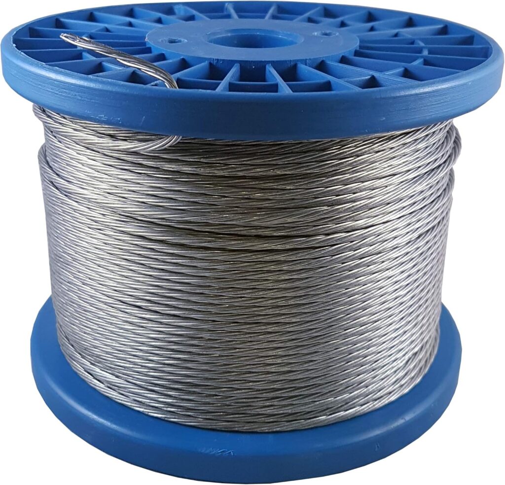 Galvanized 6mm guy wire 150 Meters - Supreme Networks