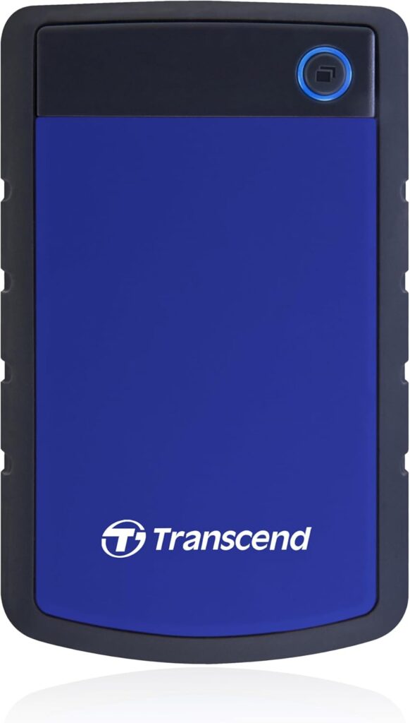 Transcend External HDD 2TB - Blue - TS2TSJ25H3B - Supreme Networks